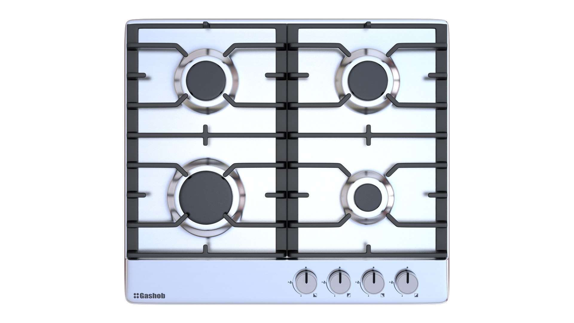 3D Gas Hob Model - TurboSquid 1545873
