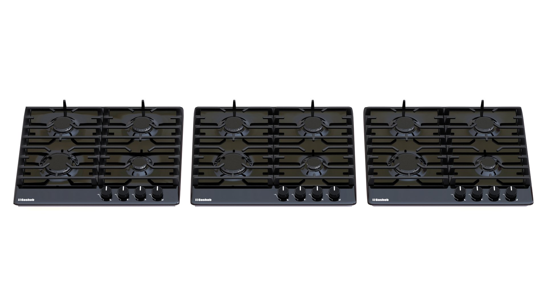 3D Gas Hob Model - TurboSquid 1545873