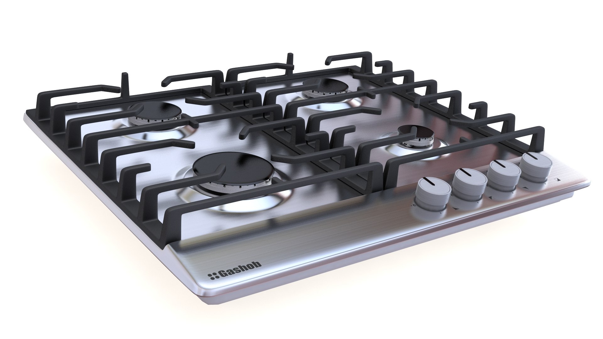 3D Gas Hob Model - TurboSquid 1545873