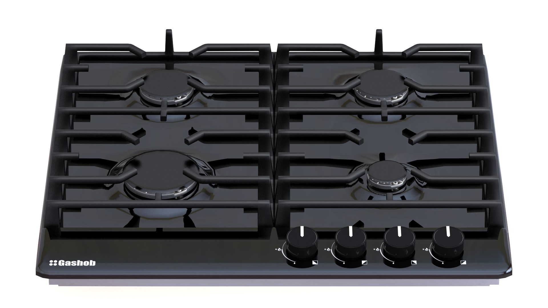 3D Gas Hob Model - TurboSquid 1545873