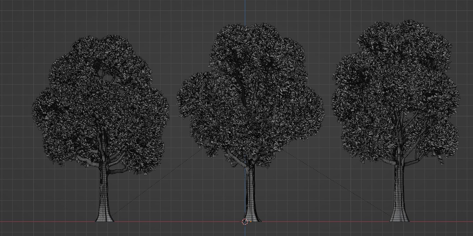 3D Model Outdoor Trees Collection Vol 93-Blender - TurboSquid 2133036