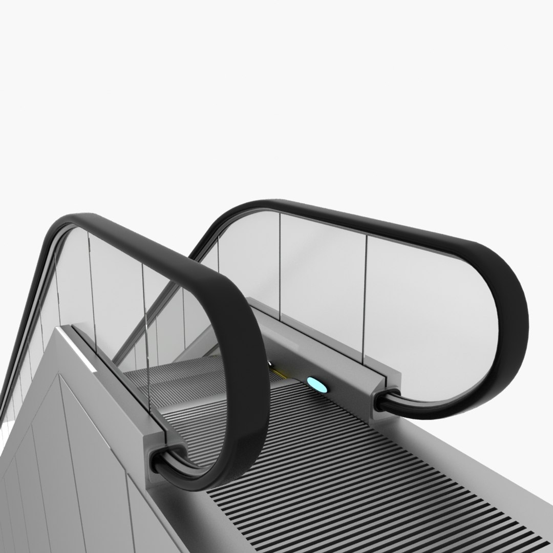 3d model escalator