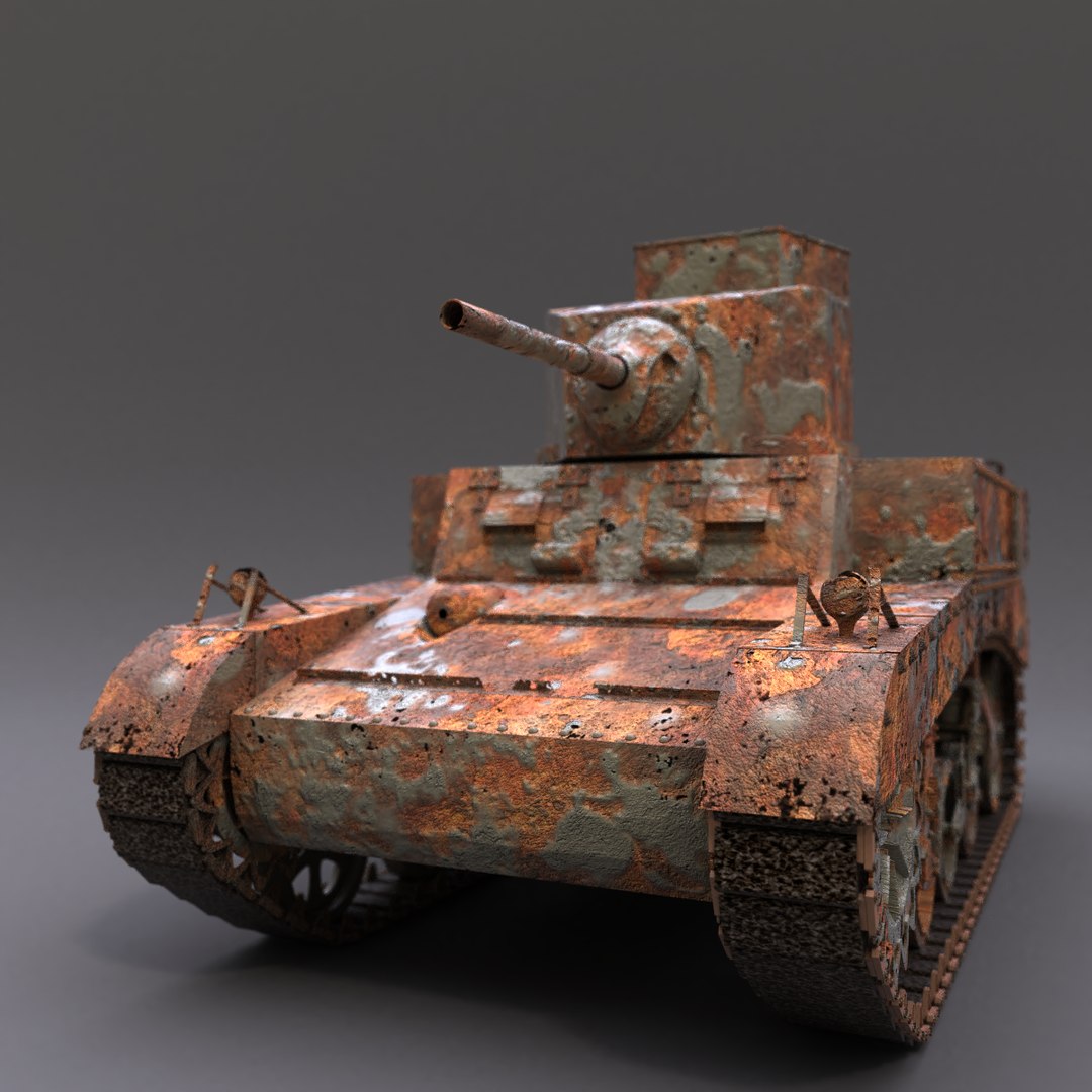 3D Wreck M3 Stuart - TurboSquid 1236531