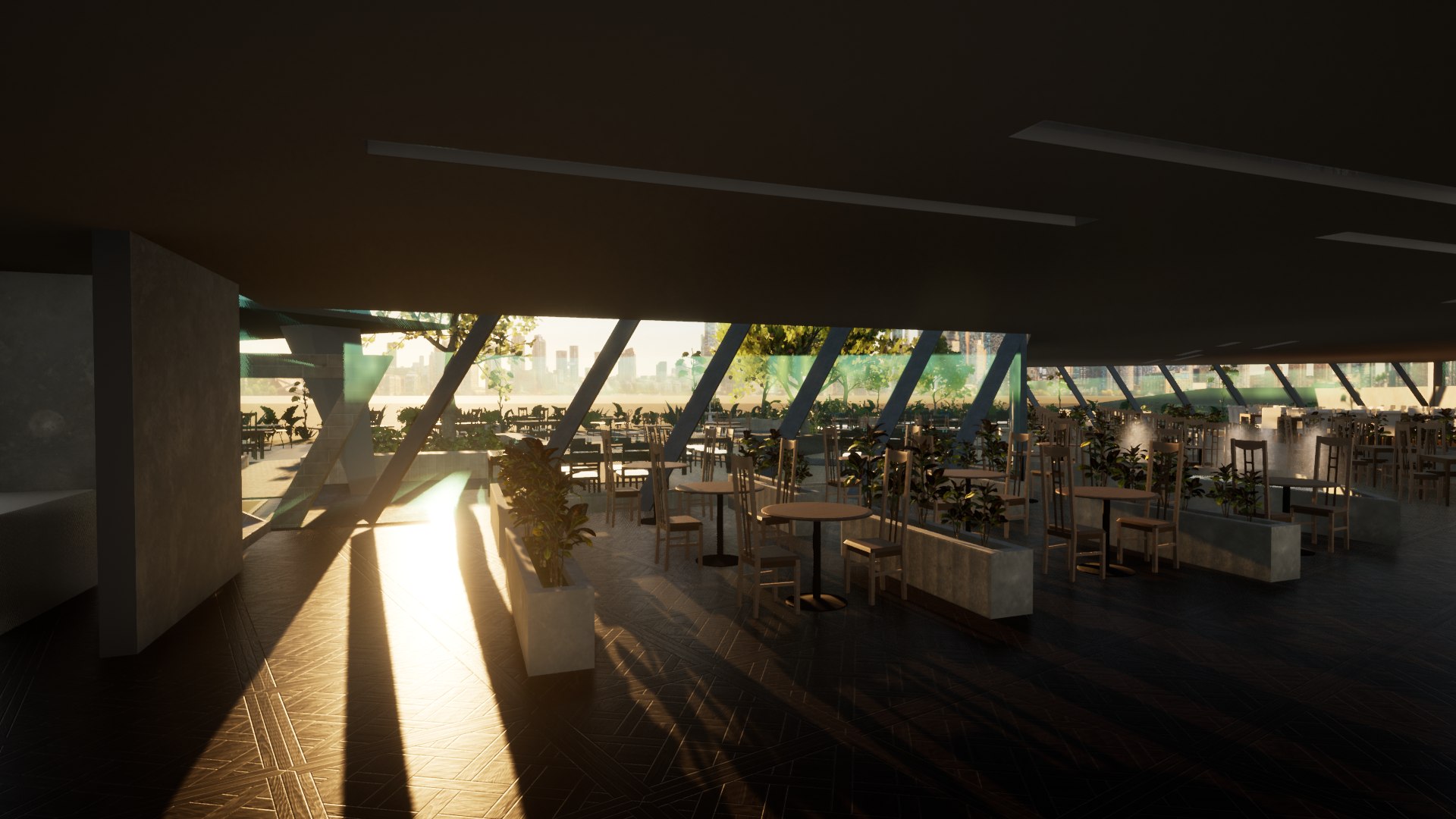 Revit Restaurant 3D Model - TurboSquid 1413978