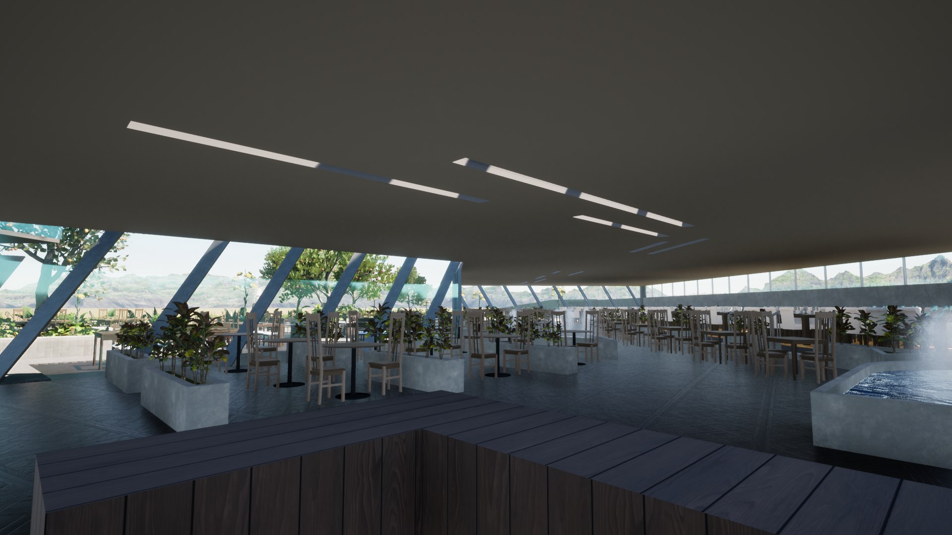 Revit Restaurant 3D Model - TurboSquid 1413978