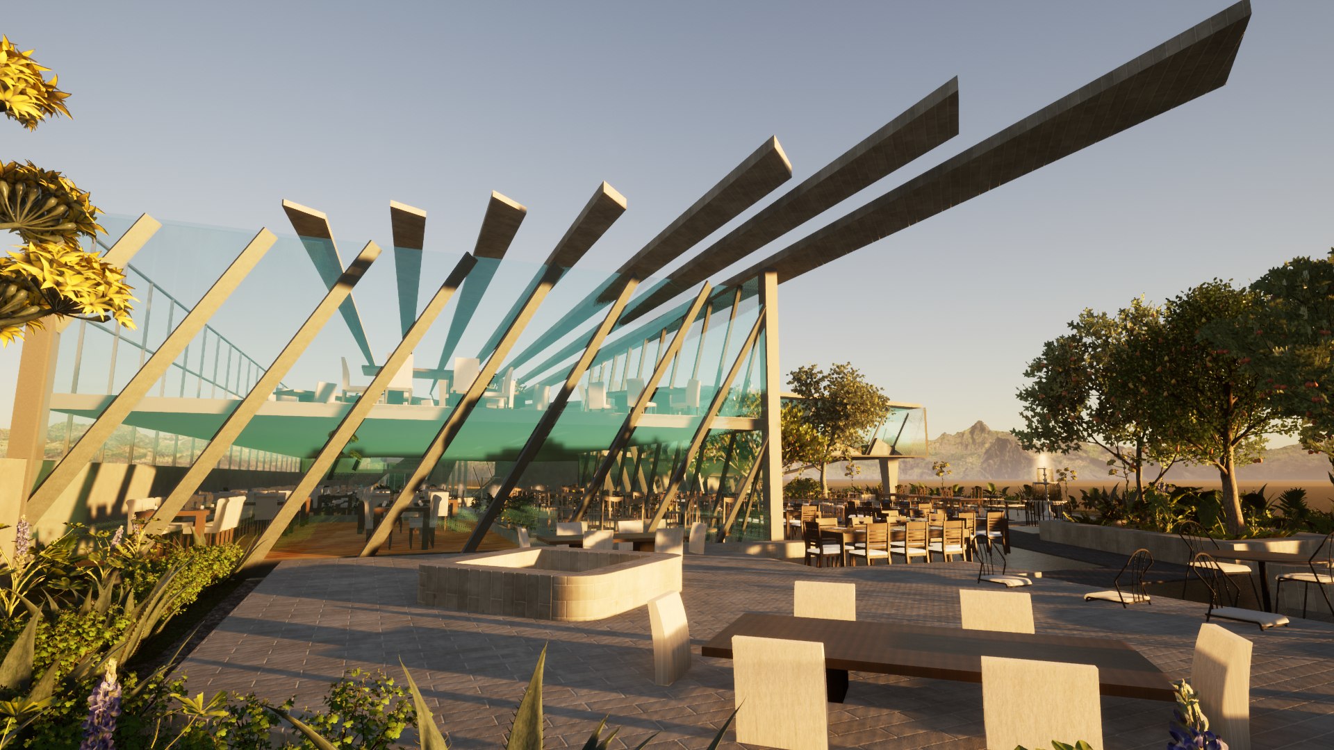 Revit Restaurant 3D Model - TurboSquid 1413978