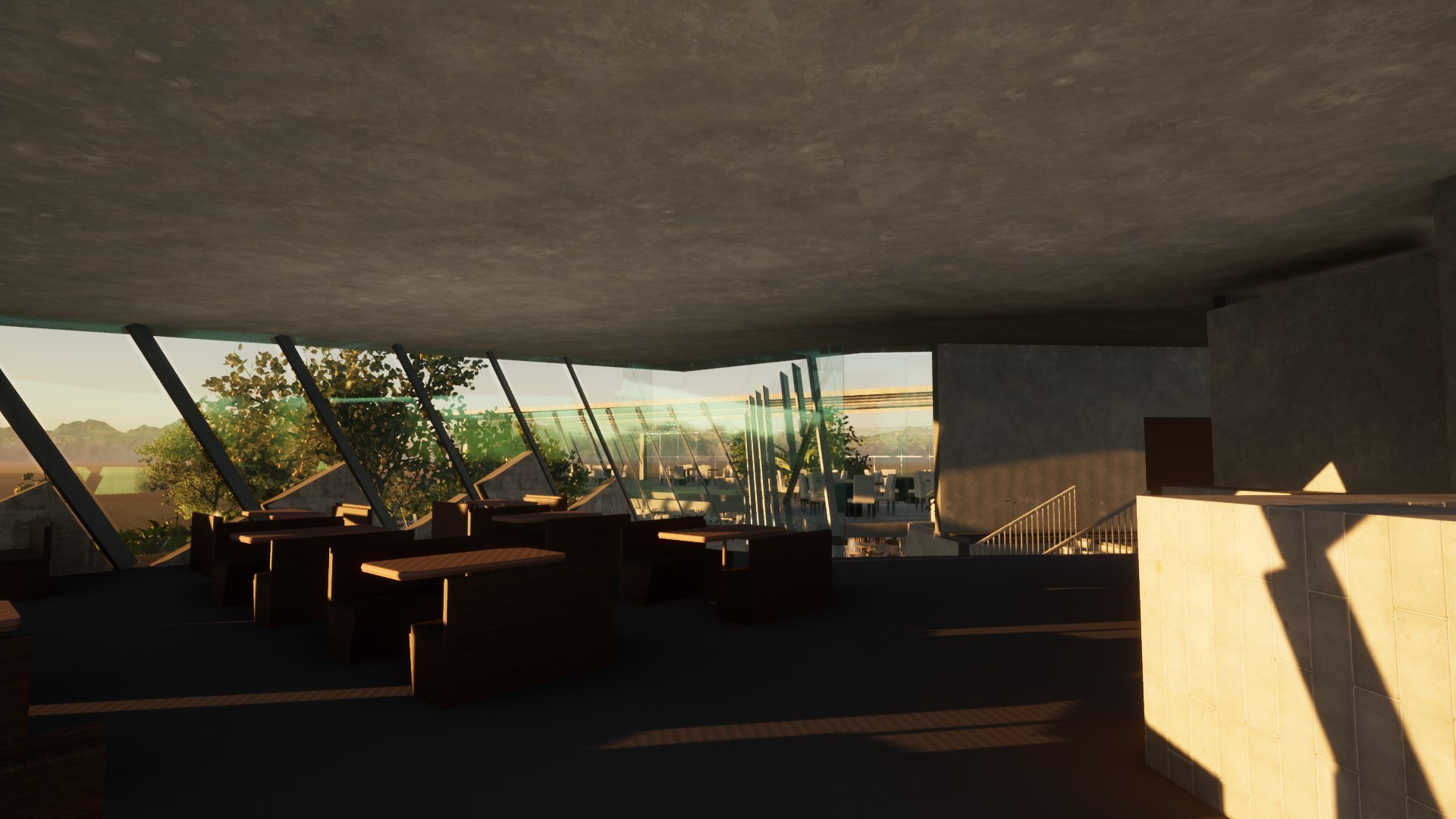 Revit Restaurant 3D Model - TurboSquid 1413978