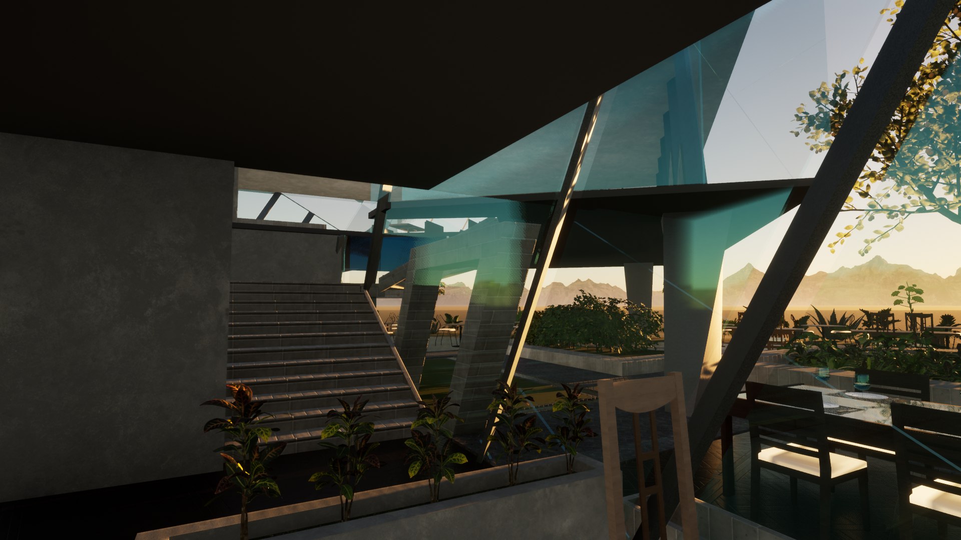 Revit Restaurant 3D Model - TurboSquid 1413978