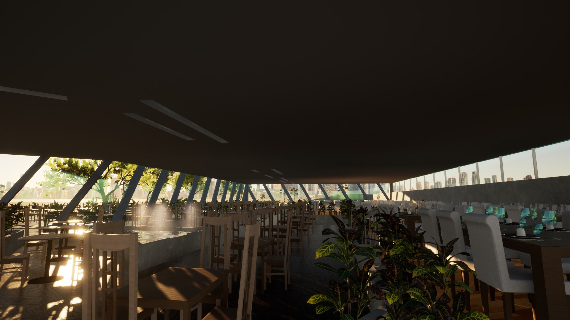 Revit Restaurant 3D Model - TurboSquid 1413978