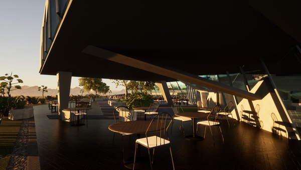 Revit restaurant 3D model - TurboSquid 1413978