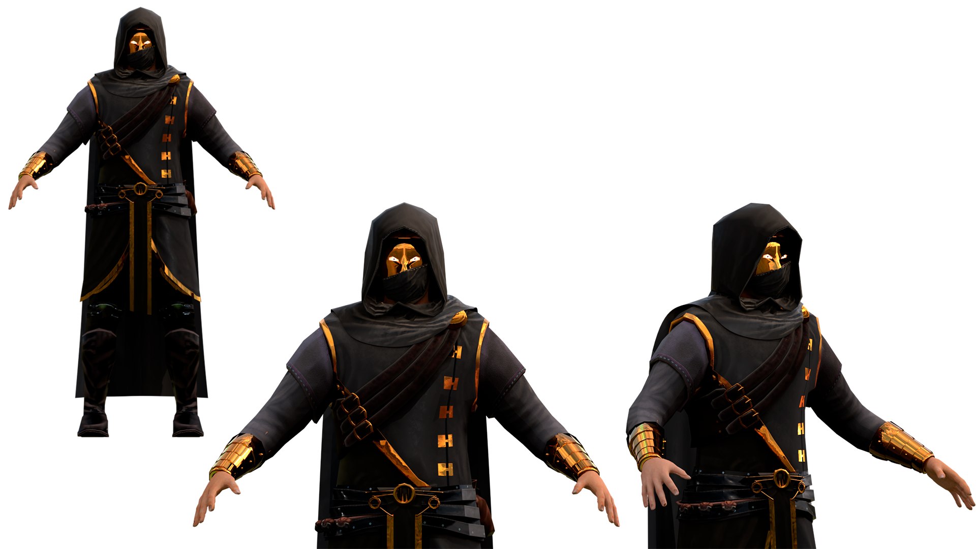 3D Assassin Character - TurboSquid 1439067