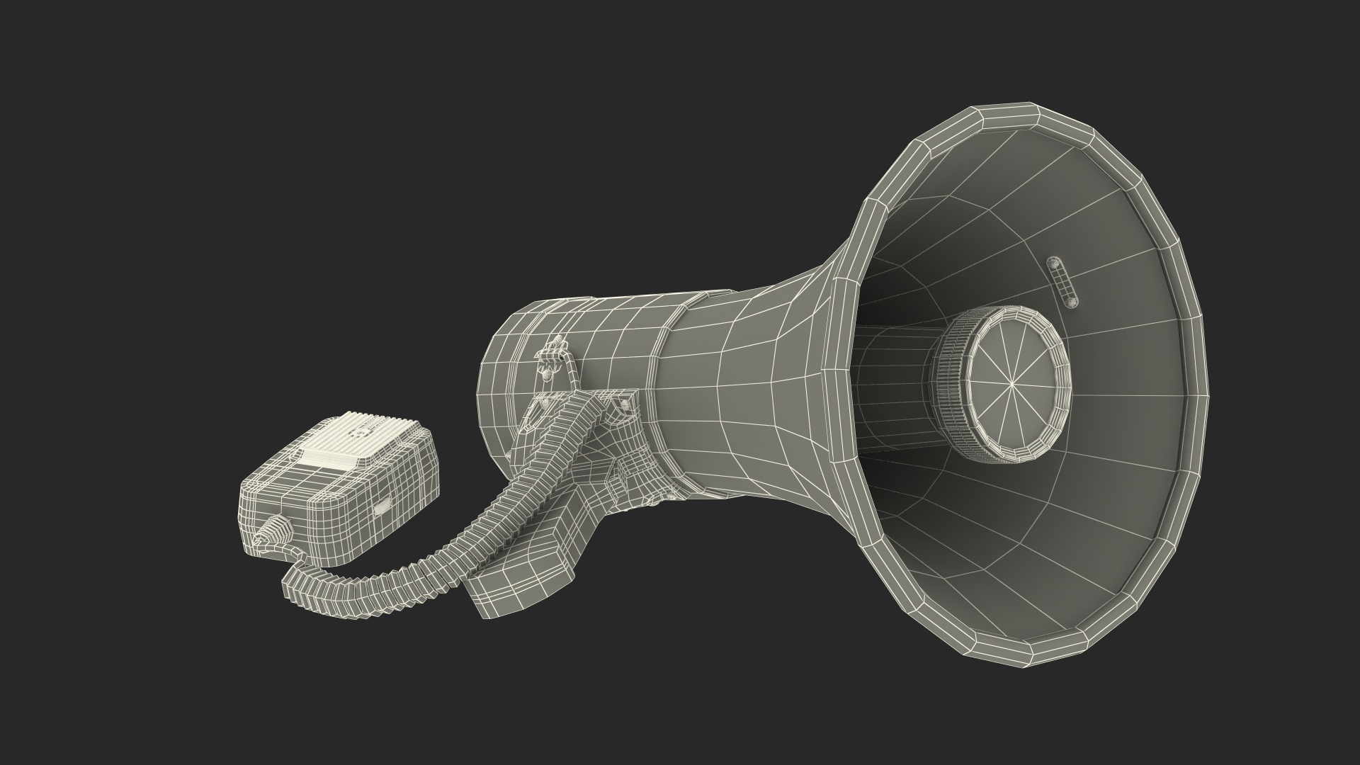 3D Model Megaphone Speaker Led Flashlight - TurboSquid 1641015