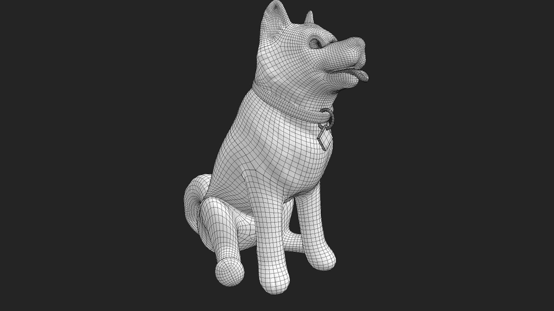 3D Cartoon Dog Sitting Animations - TurboSquid 1560950