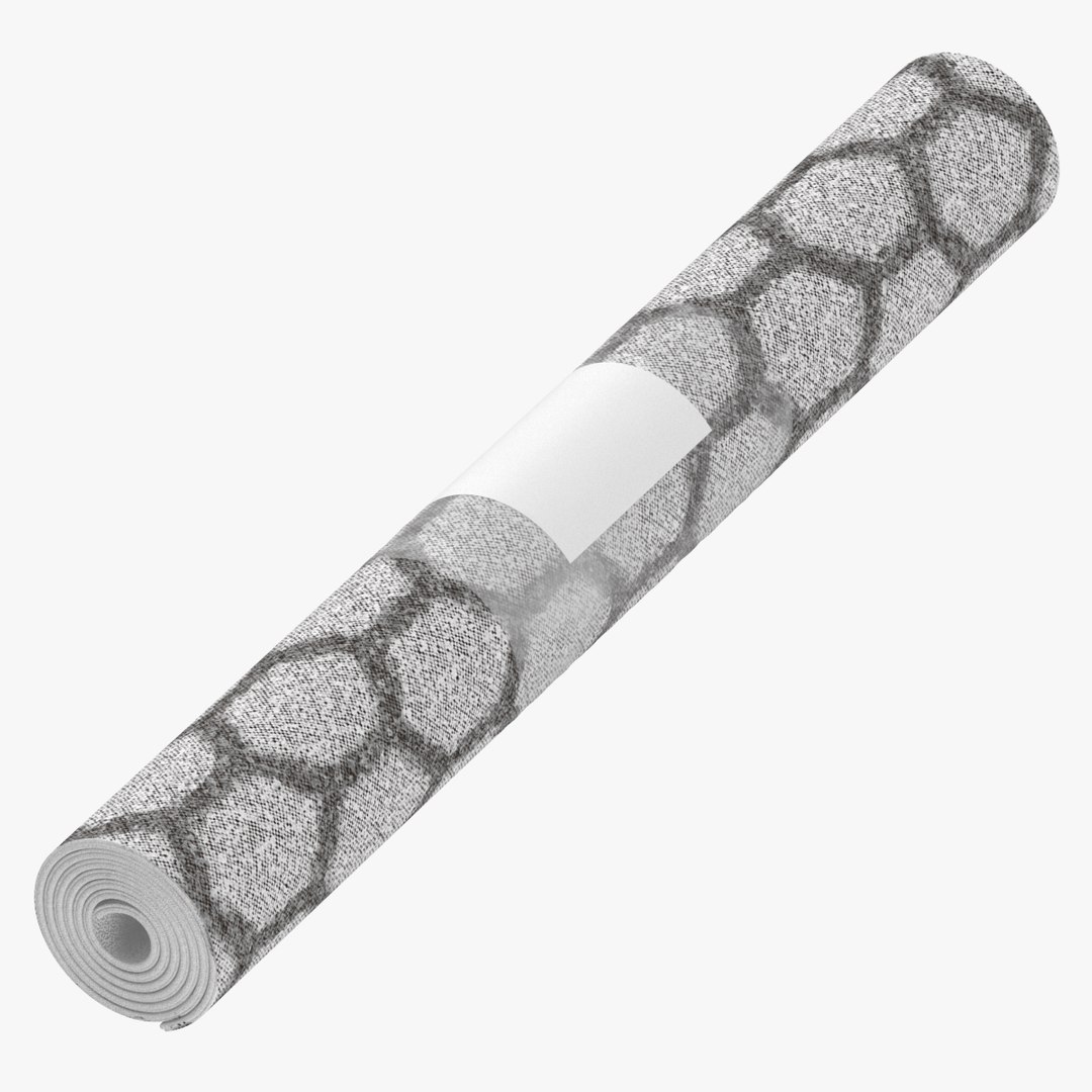 Rolled Rug Blank and Generic Label 3D model - TurboSquid 2071101