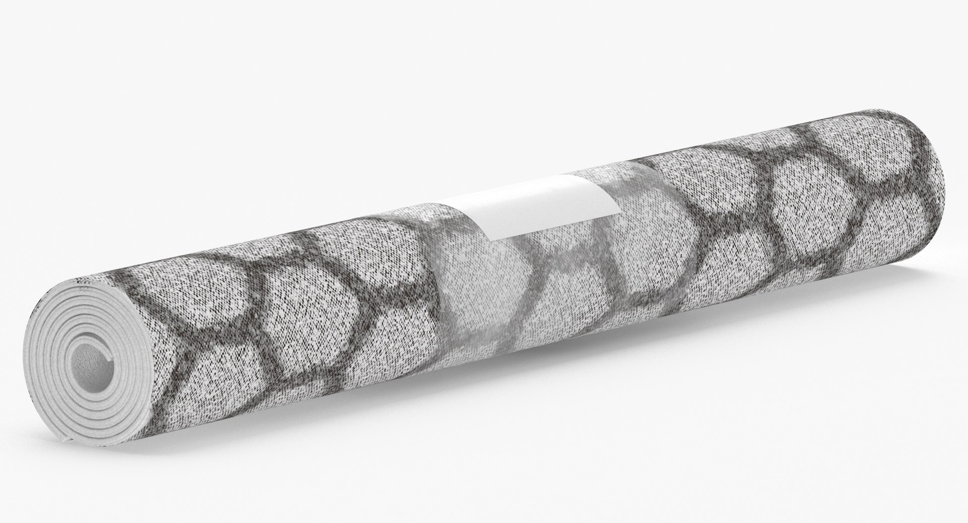 Rolled Rug Blank and Generic Label(1) 3D model - TurboSquid 2071101