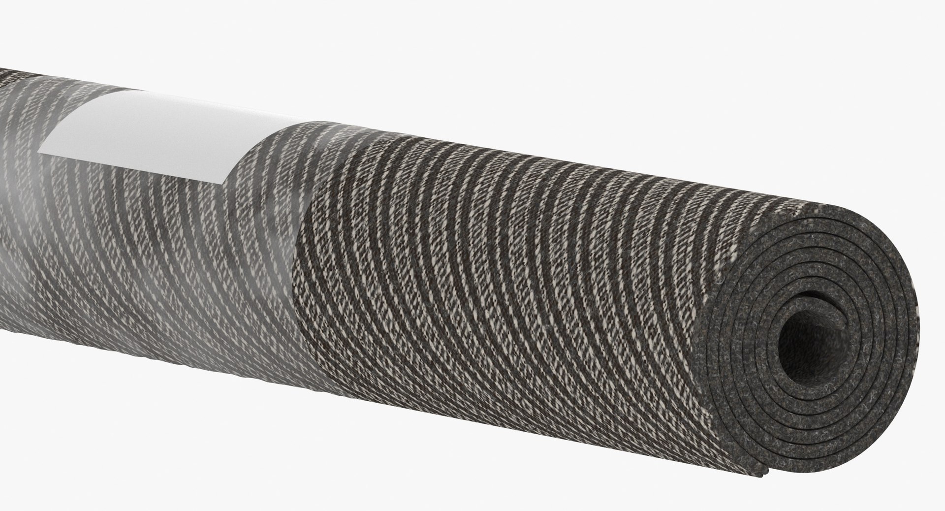 Rolled Rug Blank And Generic Label(1) 3D Model - TurboSquid 2071101