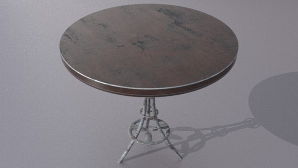 3D old scratchy table model - TurboSquid 1169452