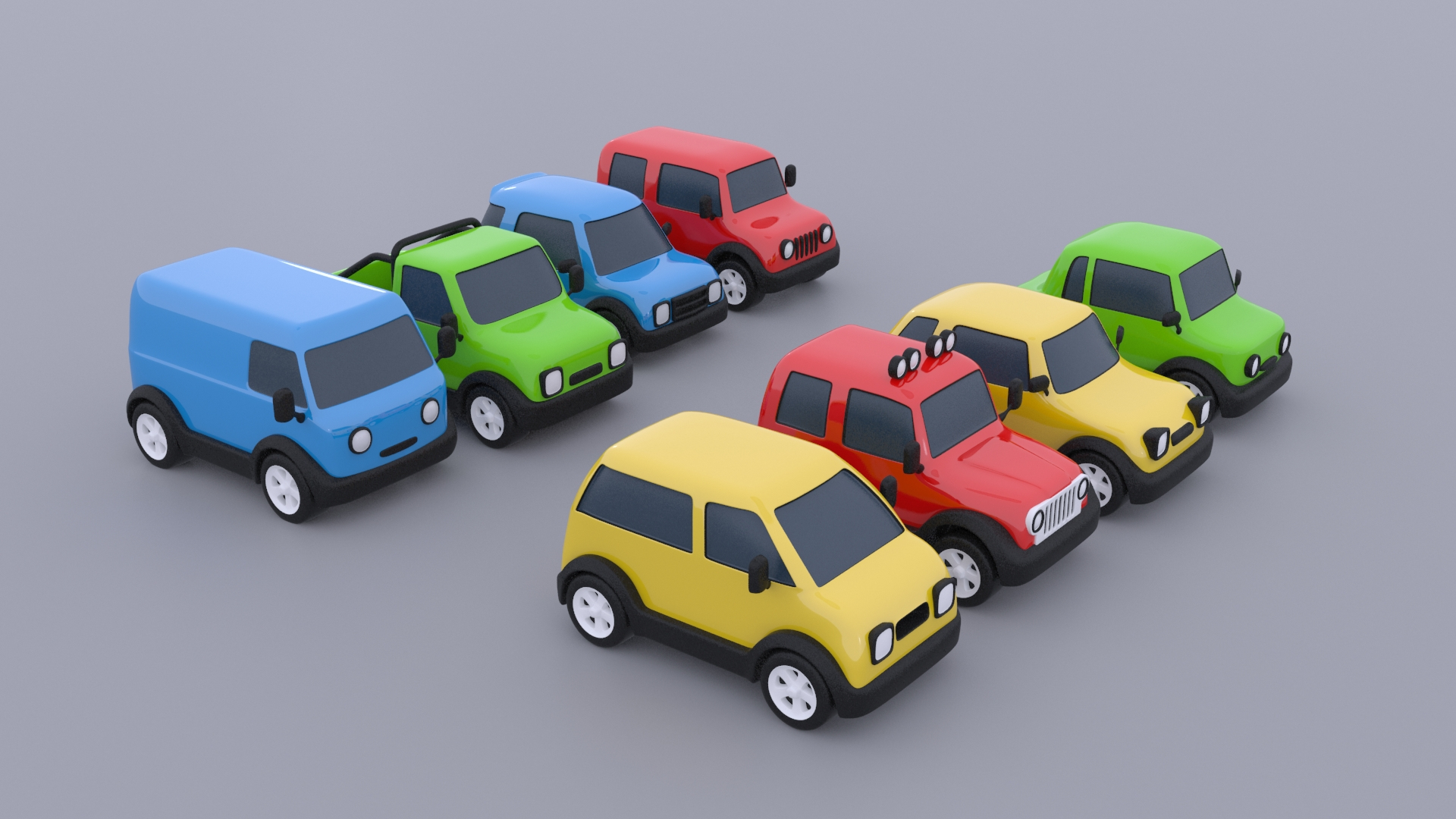 Cartoon Toy Set Model - TurboSquid 1460420