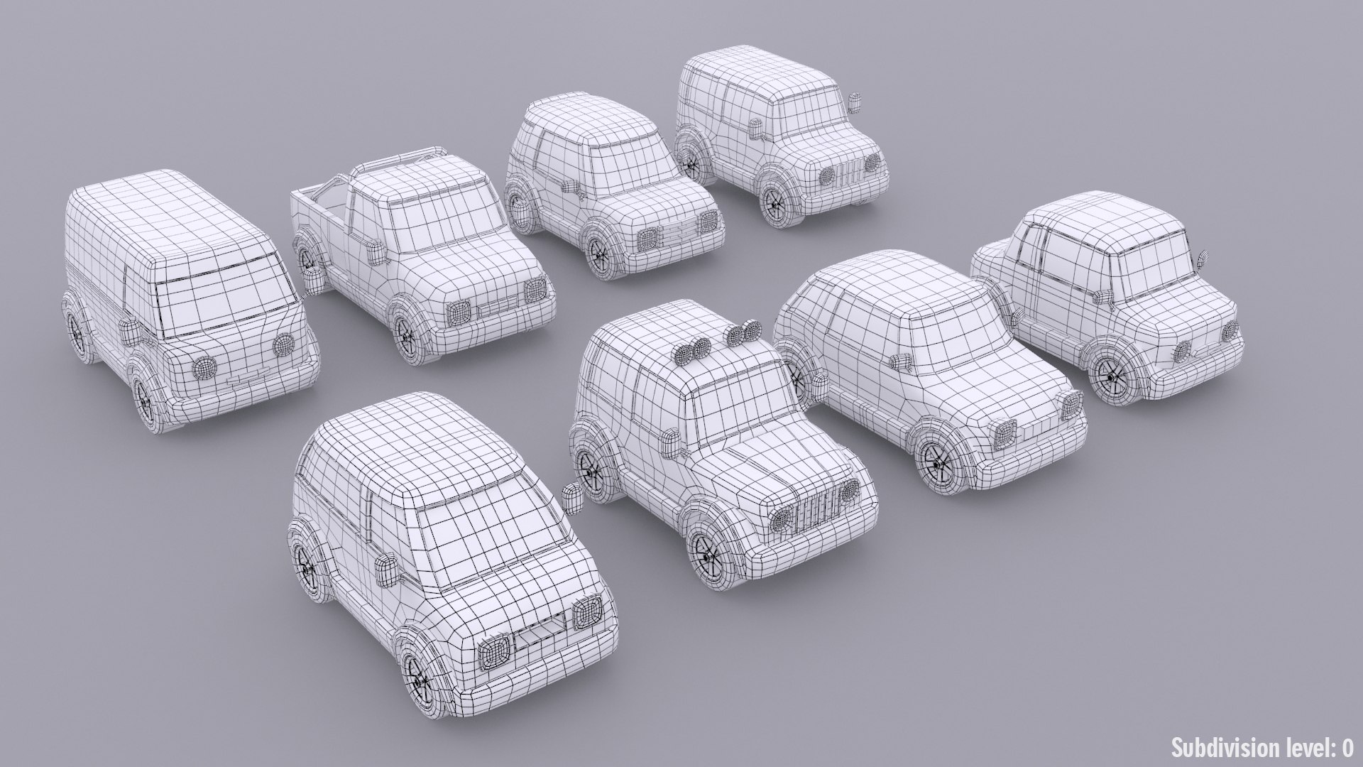 Cartoon Toy Set Model - TurboSquid 1460420