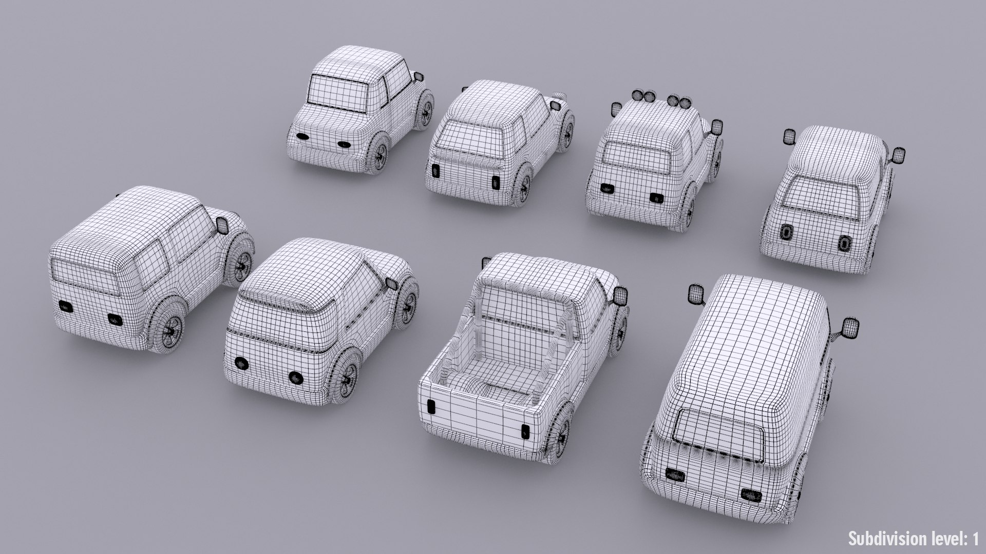 Cartoon Toy Set Model - TurboSquid 1460420