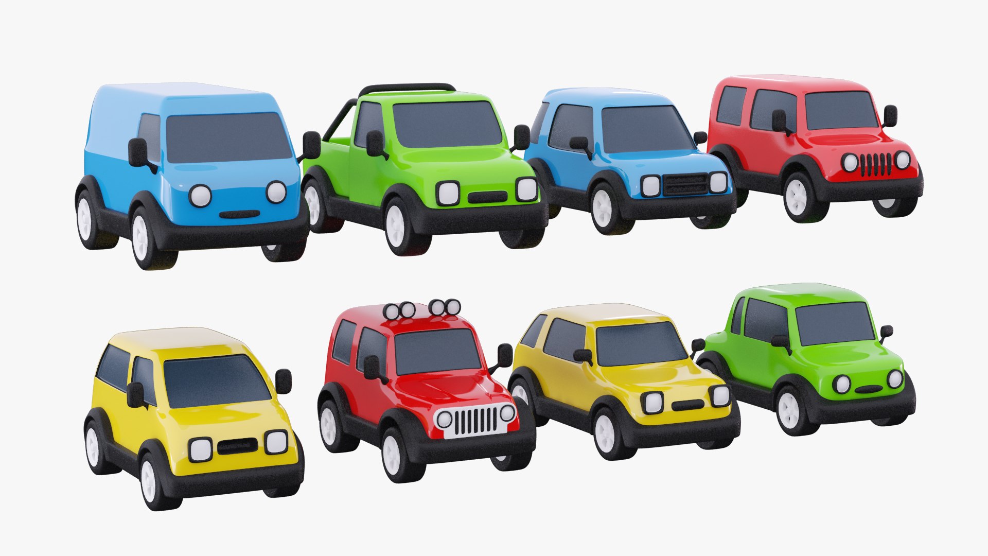 Cartoon Toy Set Model - TurboSquid 1460420