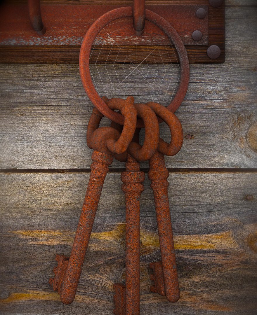 3D Key Rust Model - TurboSquid 1463174