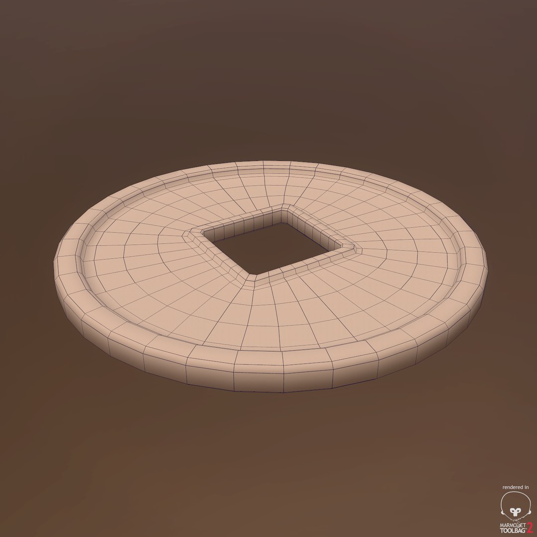 Chinese Coin Model - TurboSquid 1377507