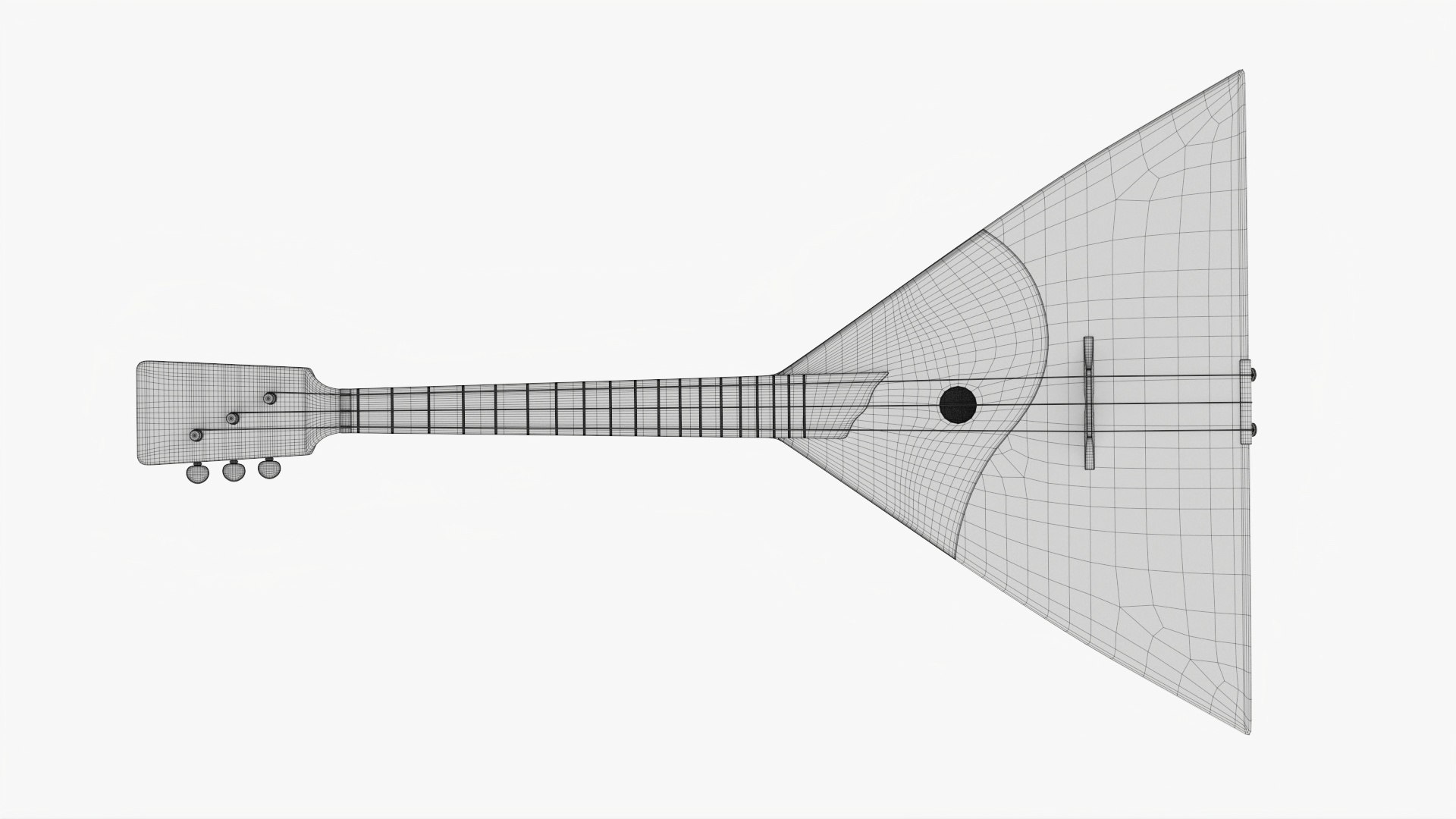 Balalaika 3-strings 01 3D model - TurboSquid 1770749