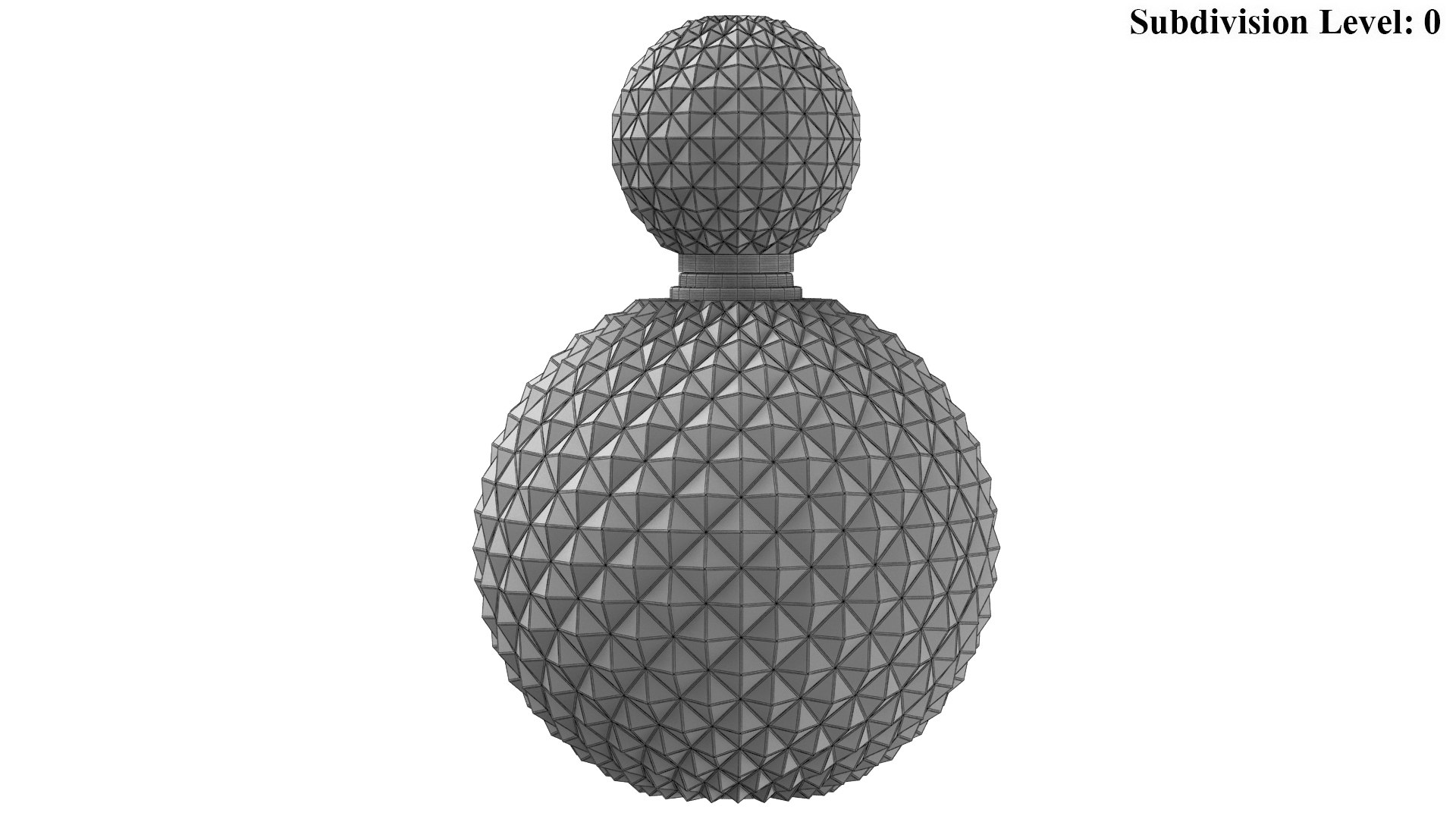 3D Two Detailed Women Perfume Bottles - TurboSquid 2141378