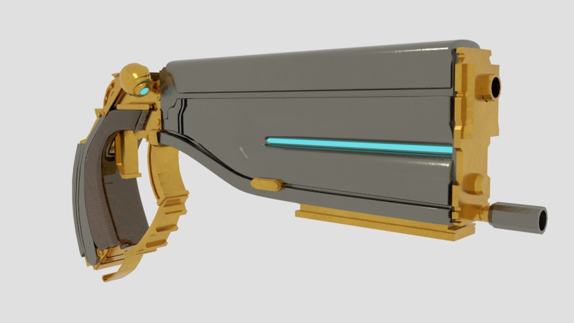 3d model lato prime pistol