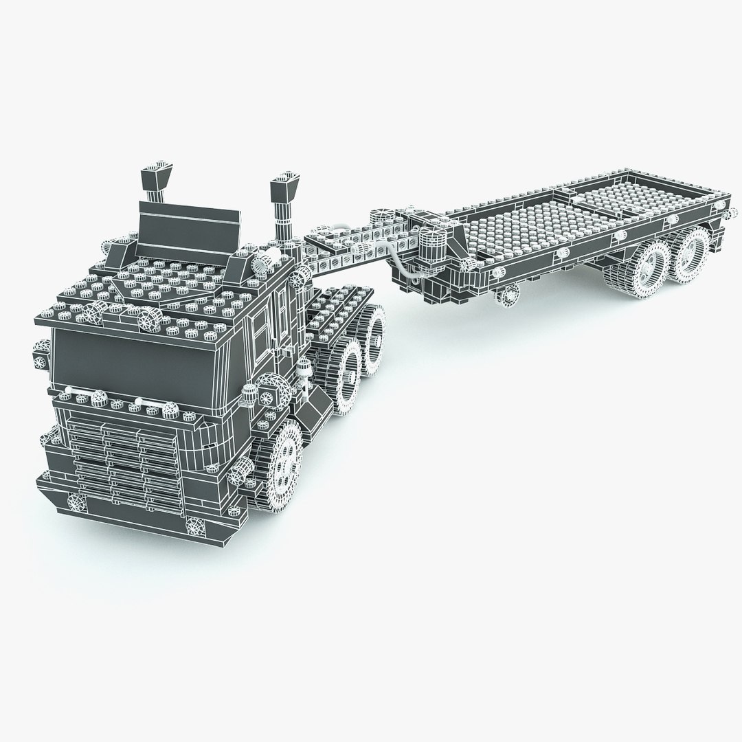 Truck Trailer Lego Set Max