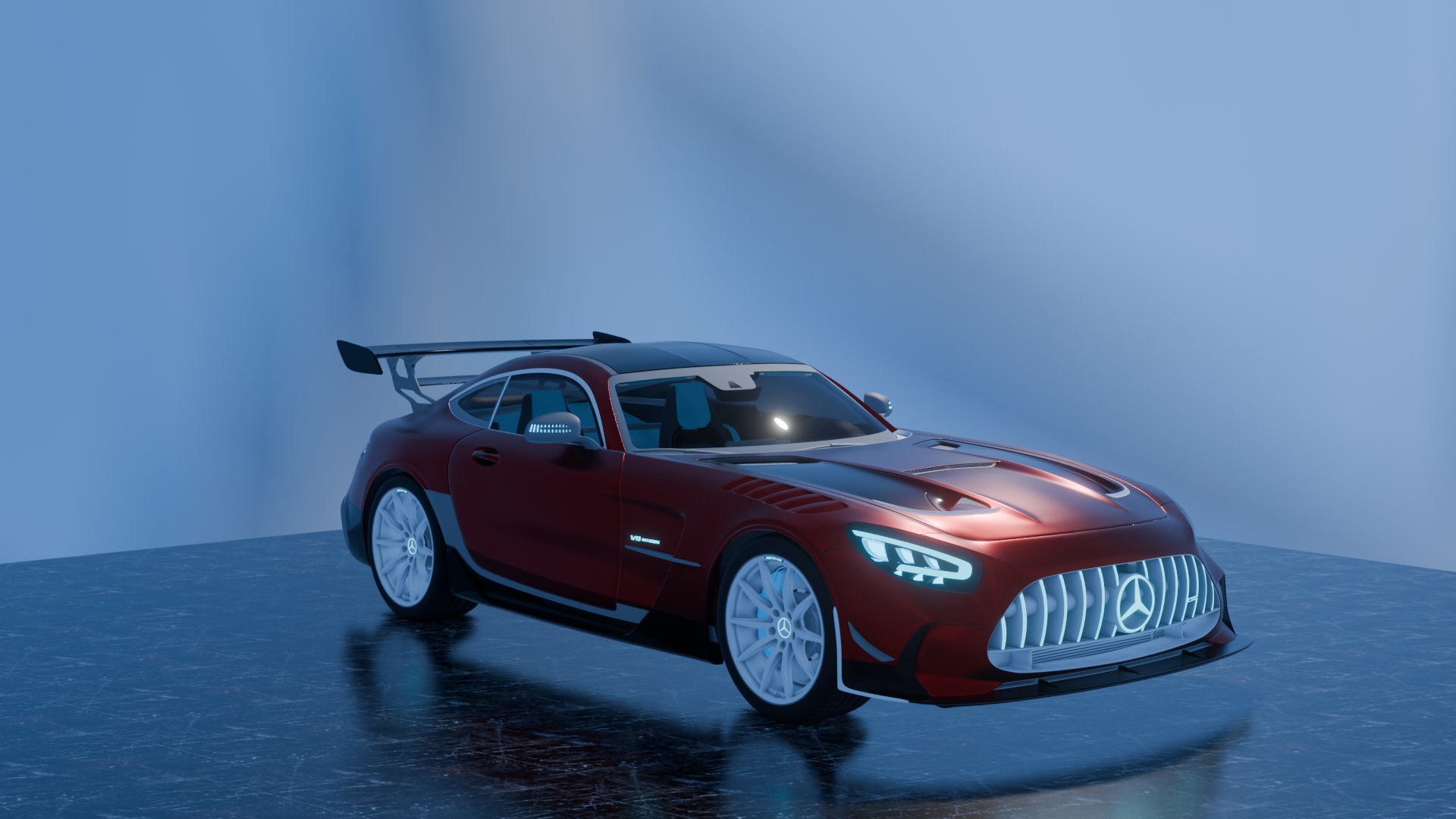 3D Car Mercedes GTX Model - TurboSquid 2235660