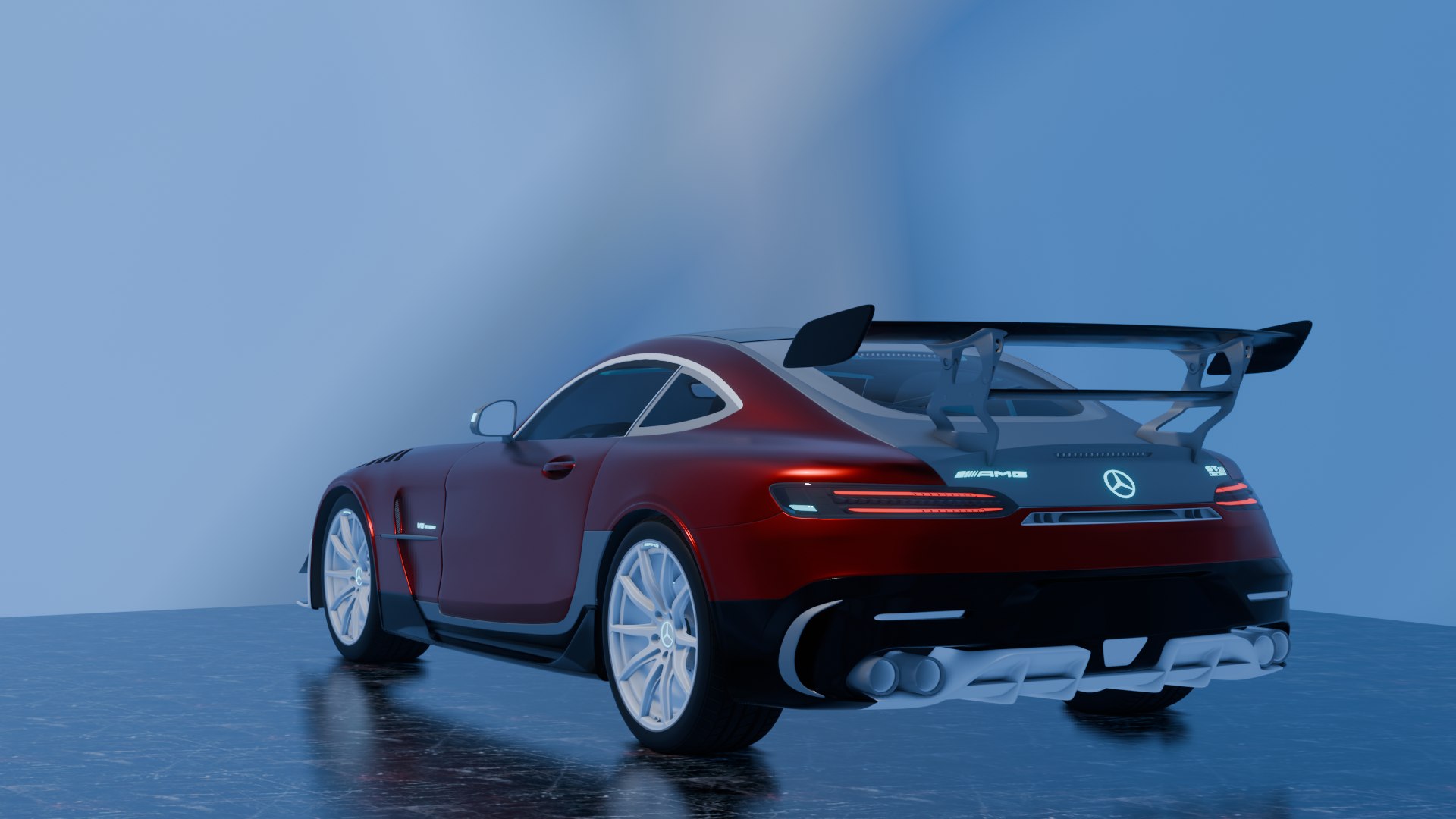 3D Car Mercedes GTX Model - TurboSquid 2235660