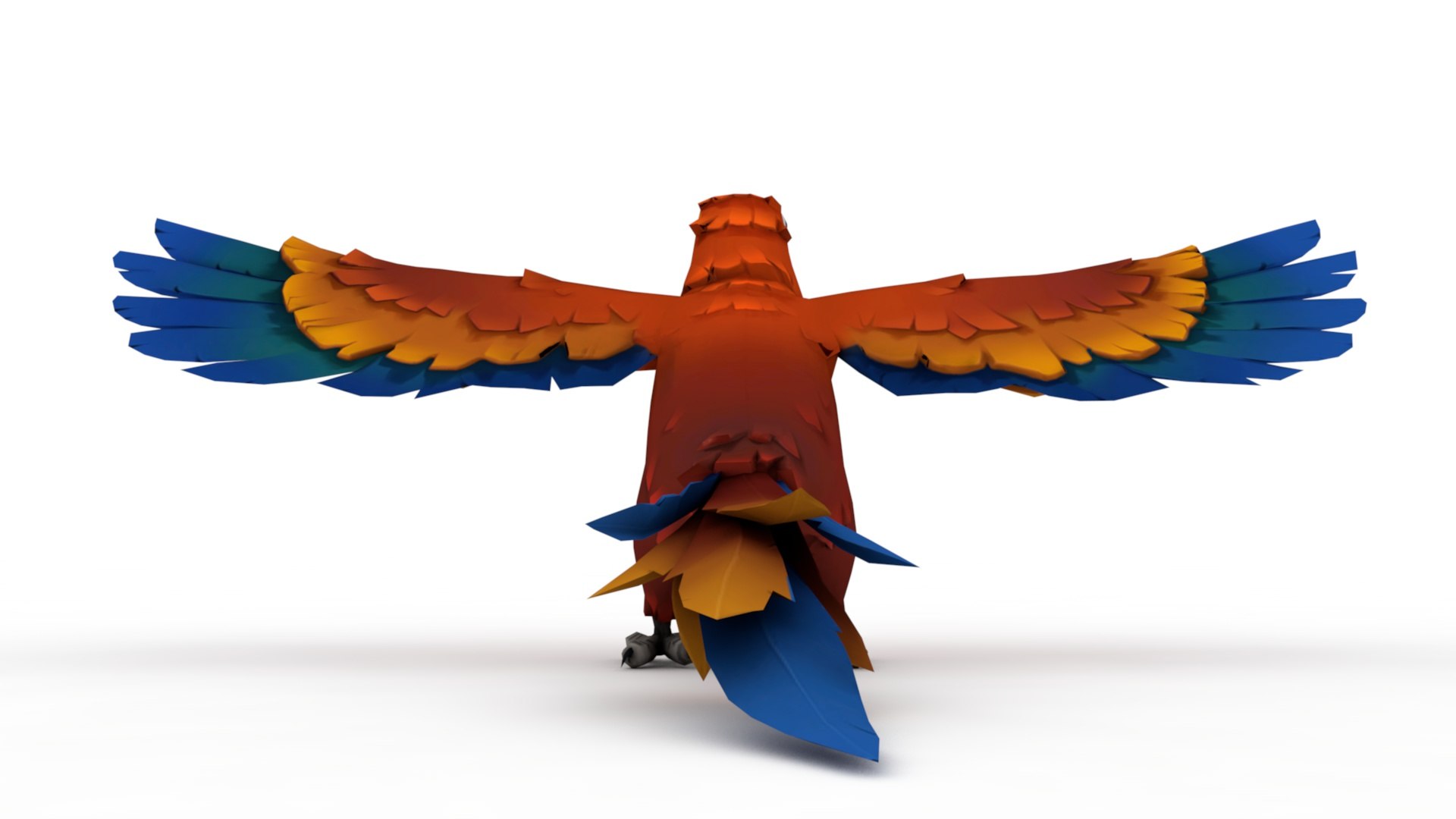 Cartoon Parrot 3D Model - TurboSquid 1953903