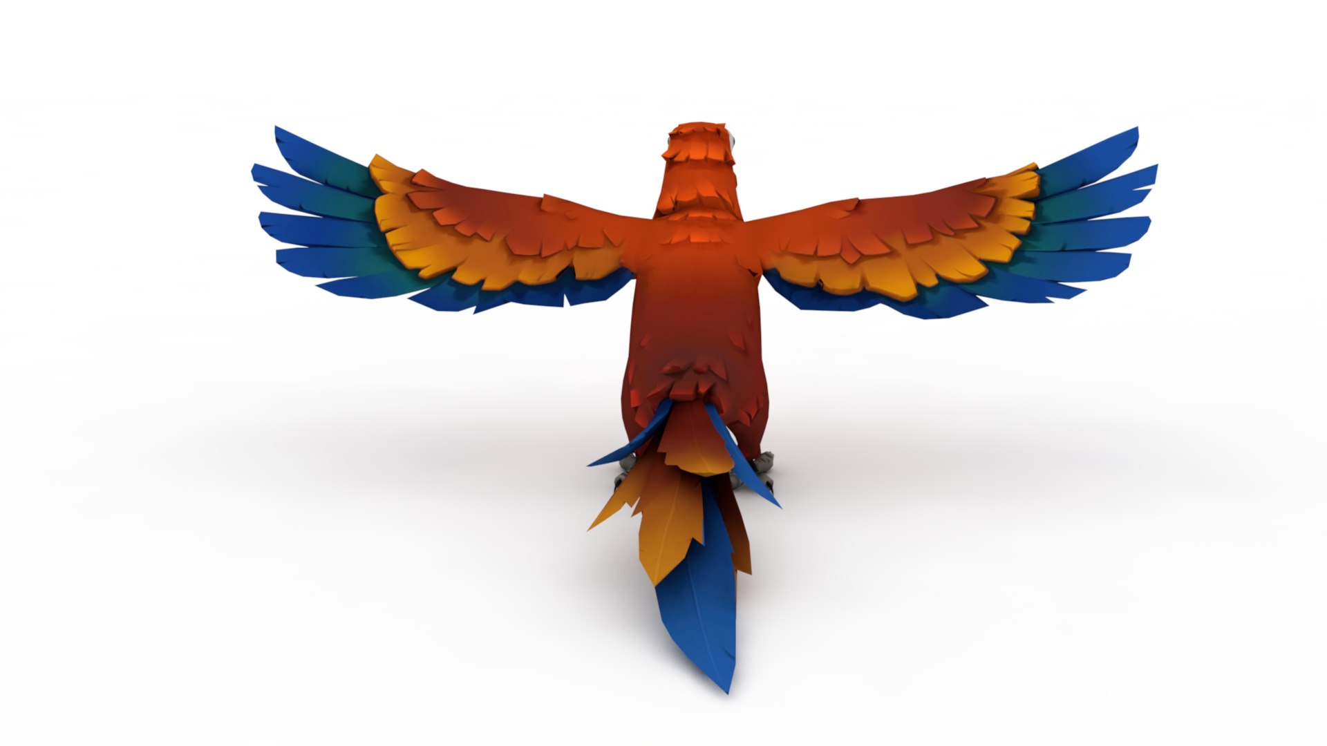 Cartoon Parrot 3D Model - TurboSquid 1953903