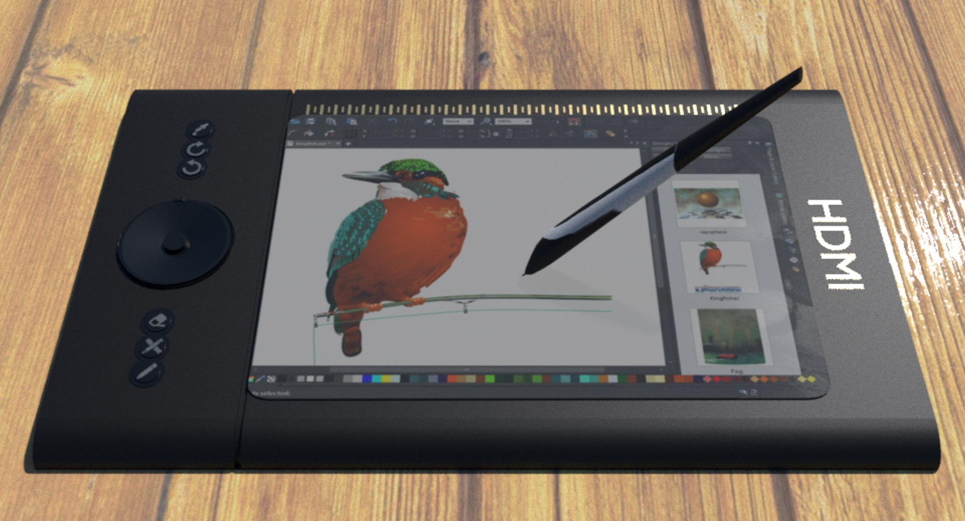 Graphics Tablet 3d Obj