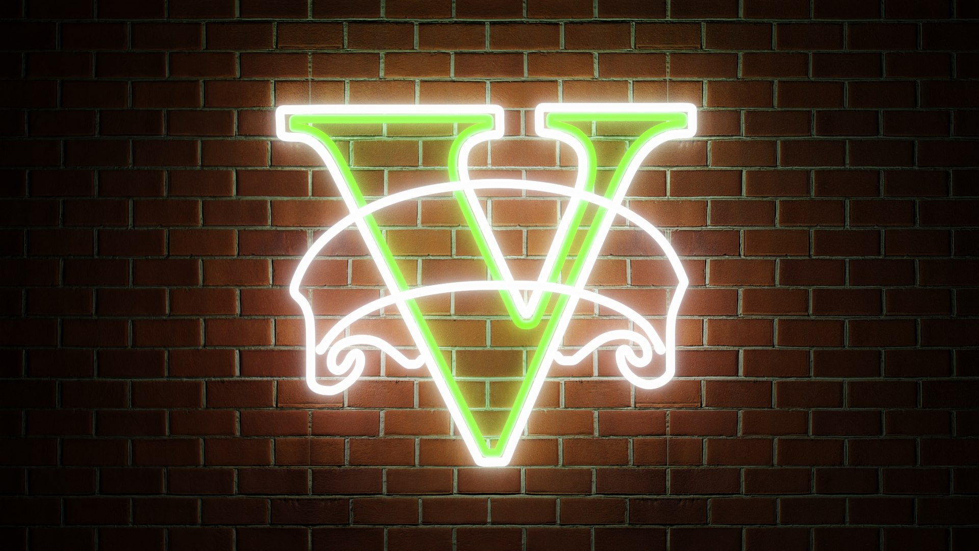 3D Model GTA V Neon Logo - TurboSquid 2380089