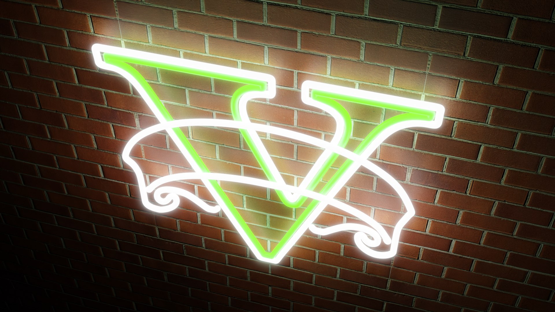 3D Model GTA V Neon Logo - TurboSquid 2380089