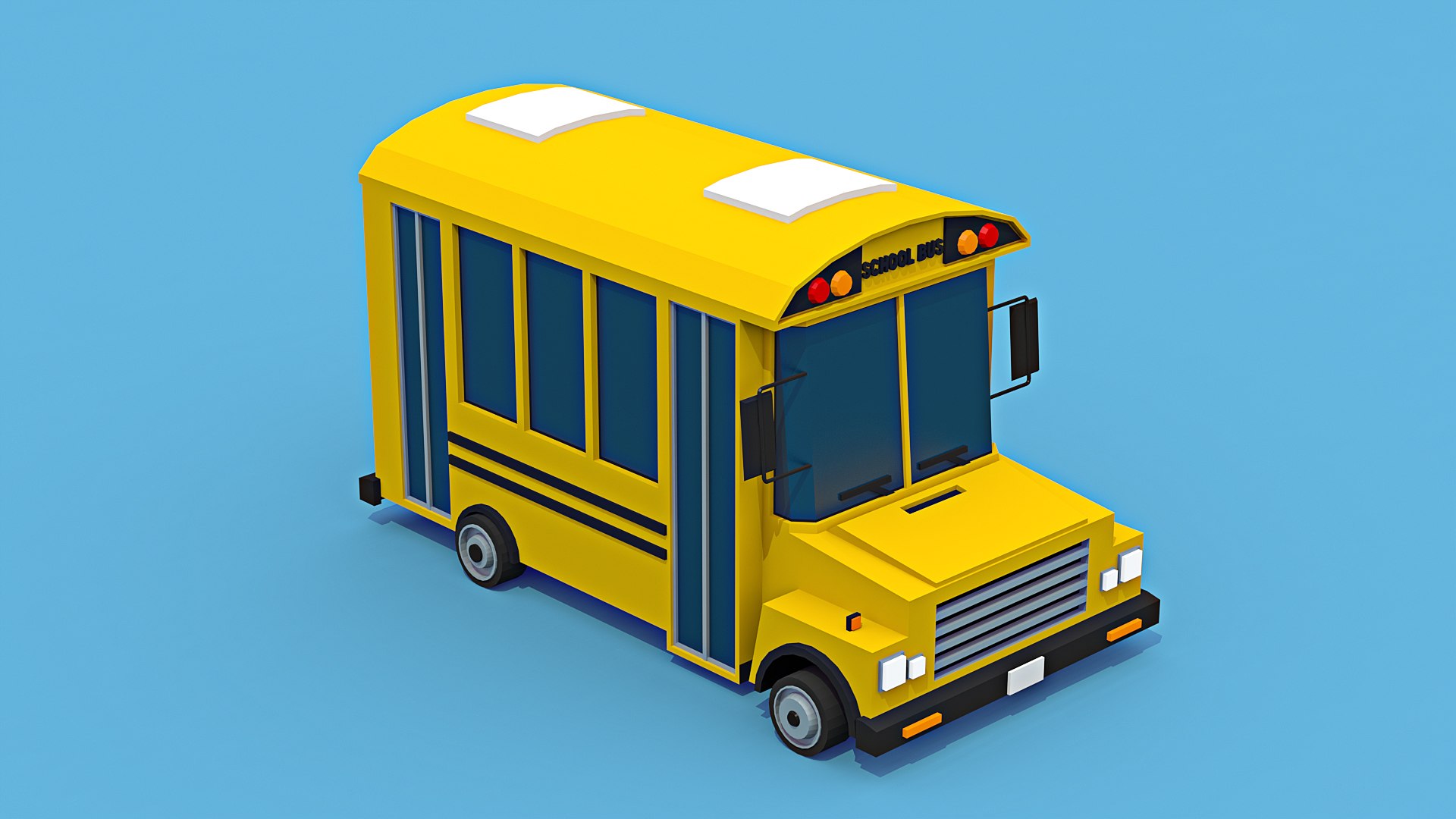 3D Model School Bus - TurboSquid 1604540