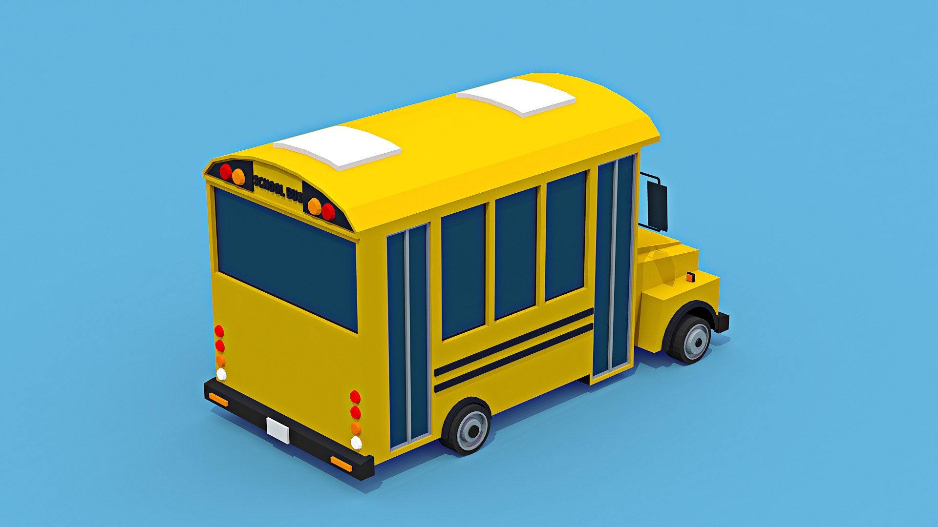 3D Model School Bus - TurboSquid 1604540