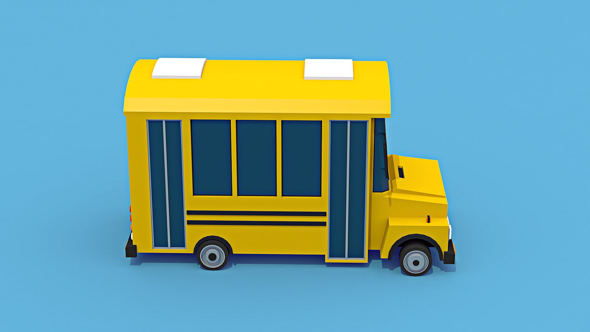 3D Model School Bus - TurboSquid 1604540