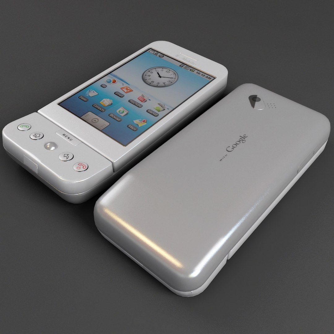 Google Phone T-mobile G1 3d Model