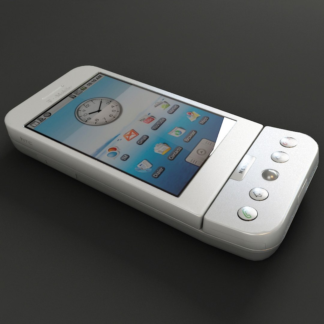 Google Phone T-mobile G1 3d Model