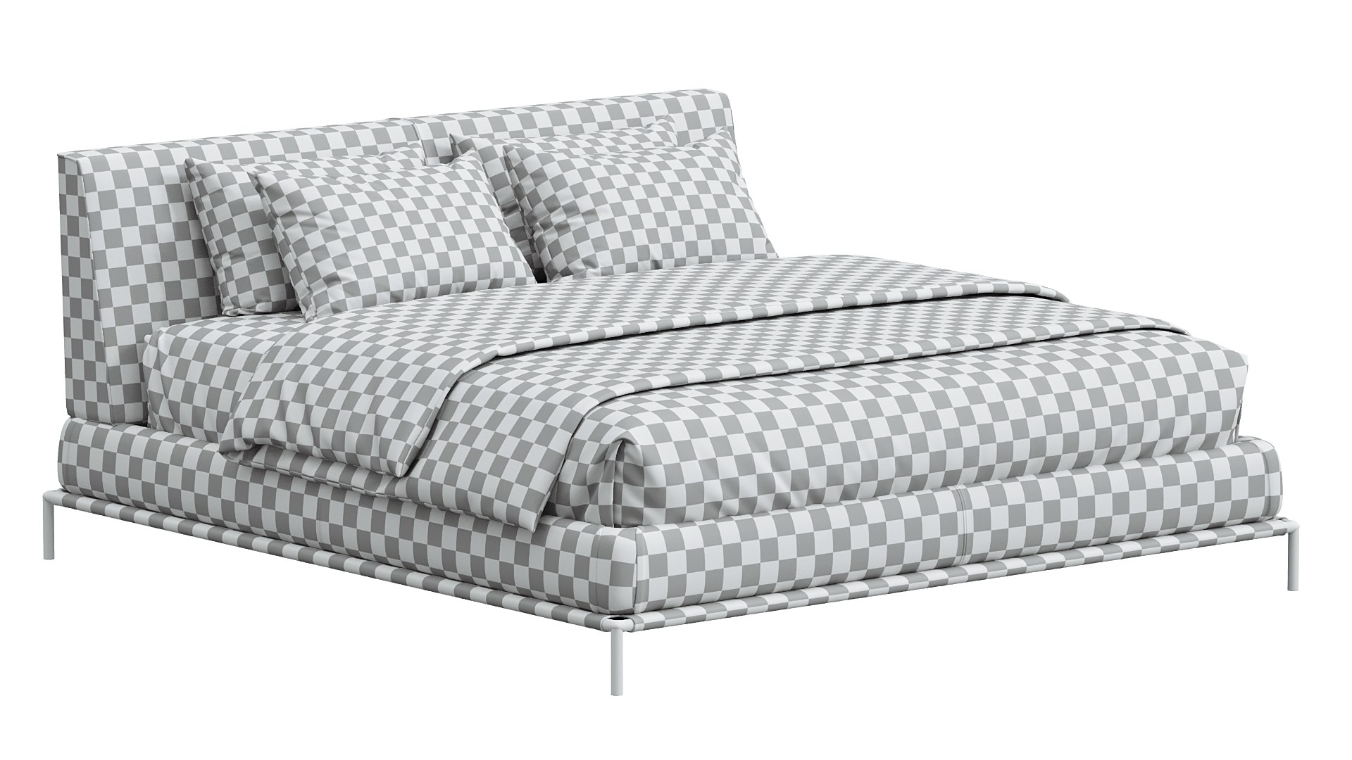 3D Icon Bed FLOU DESIGN CARLO COLOMBO - TurboSquid 2187267