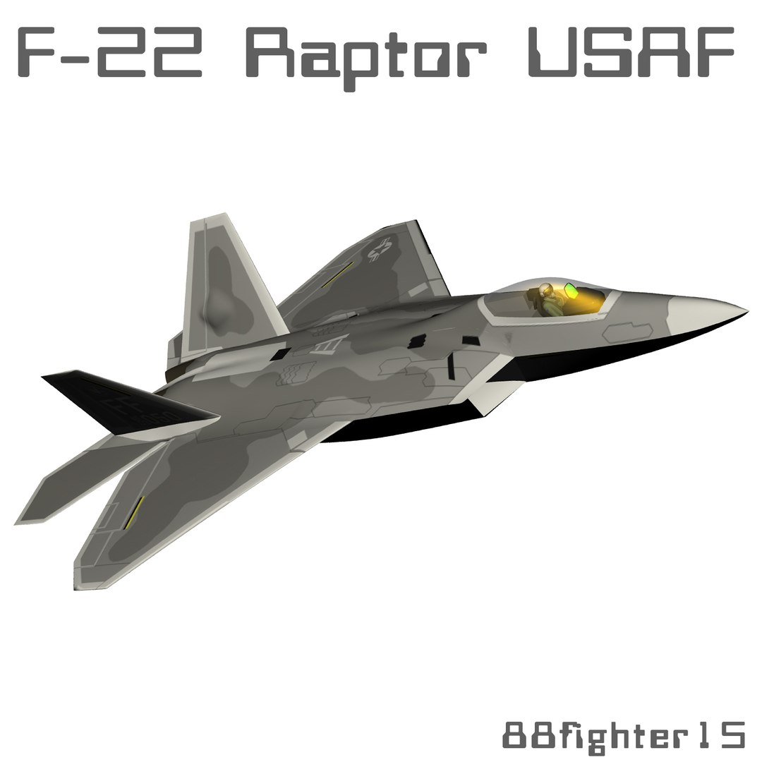 Air Fighter 3D Model - TurboSquid 1432815