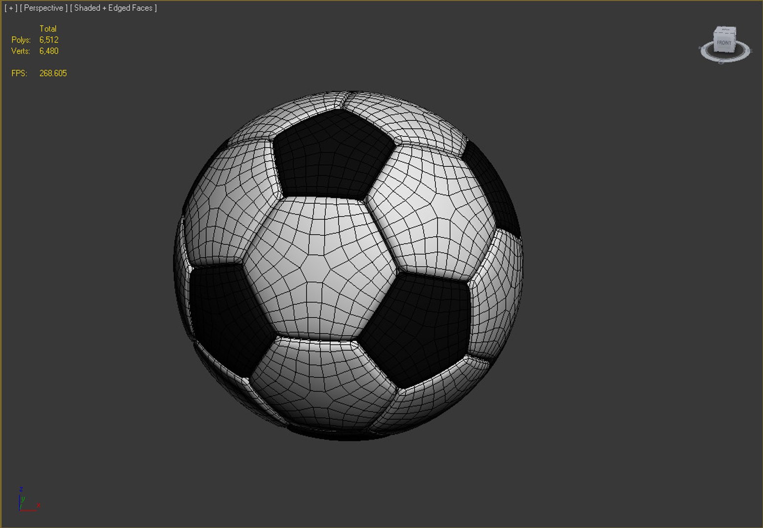 Soccer Ball Texture Maya