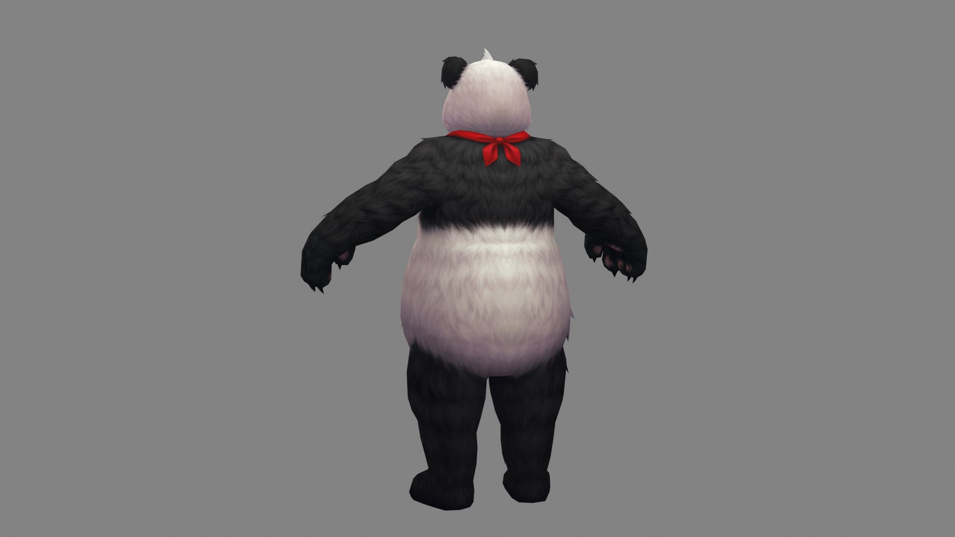 3D Cartoon Panda Character Model - TurboSquid 2107536