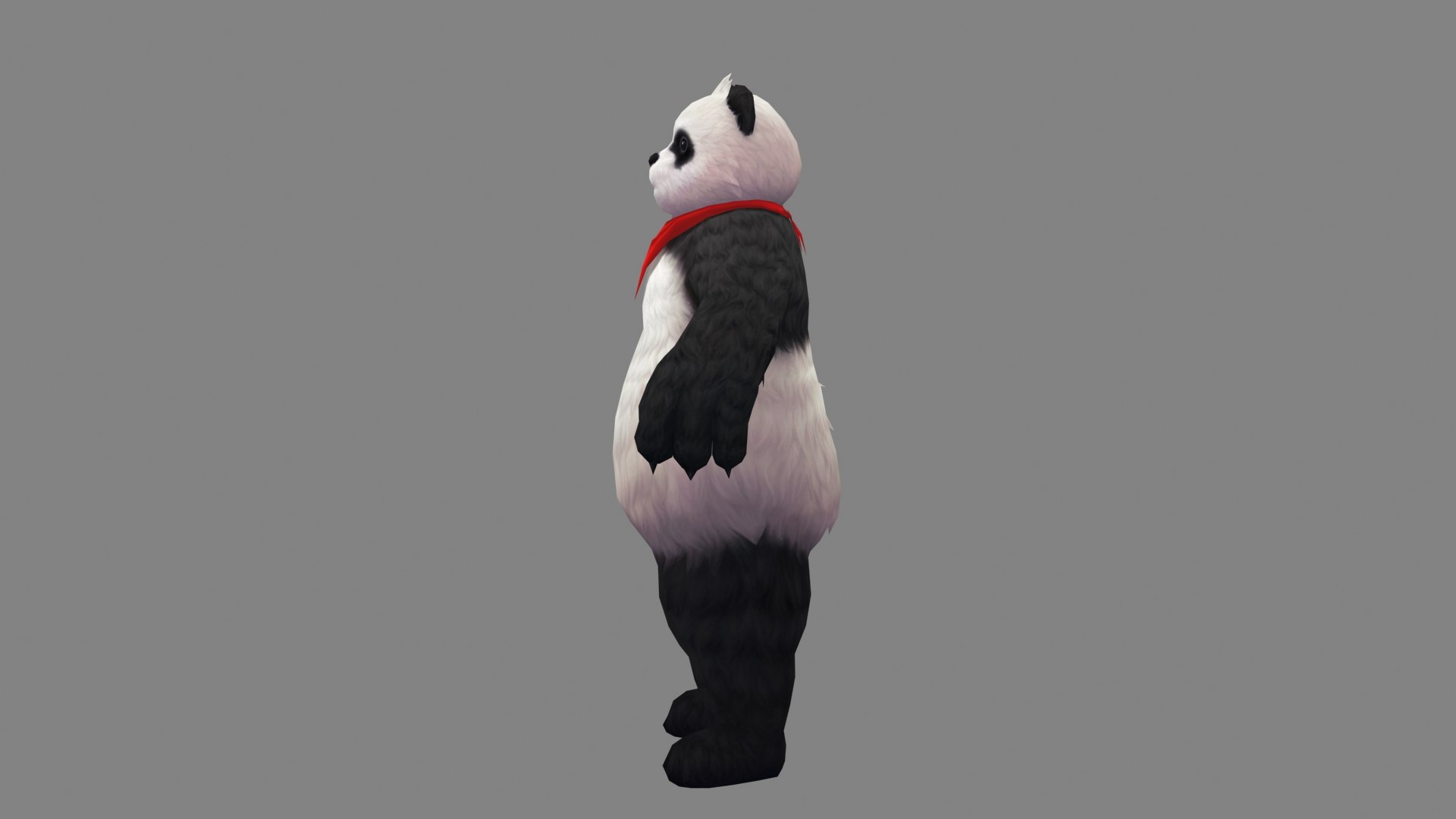 3D Cartoon Panda Character Model - TurboSquid 2107536