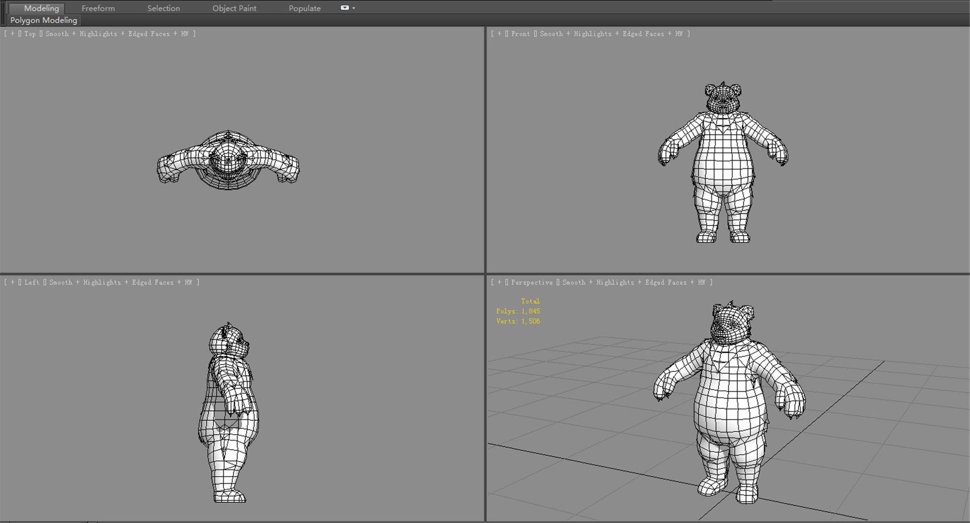 3D Cartoon Panda Character Model - TurboSquid 2107536