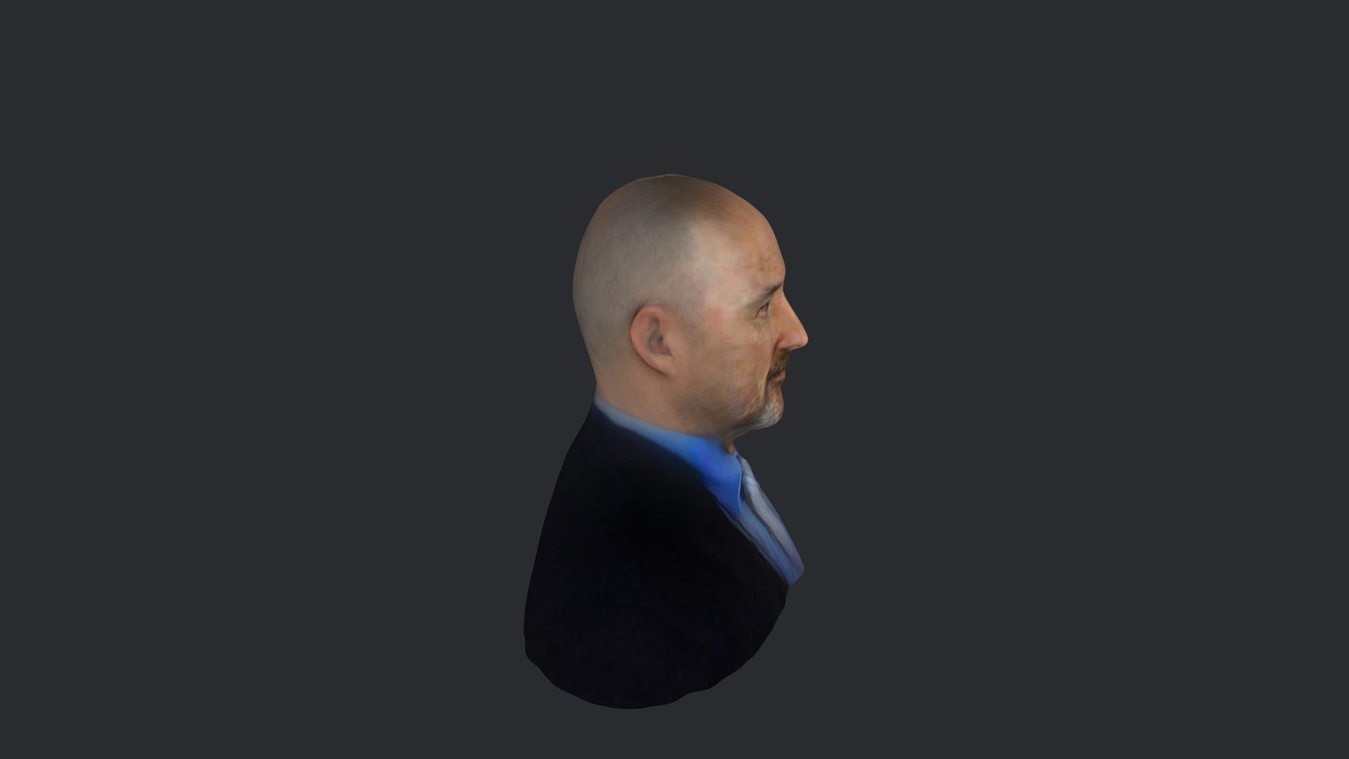 3D John Locke From Lost- Realistic Bust Head Ready 3d Model ...